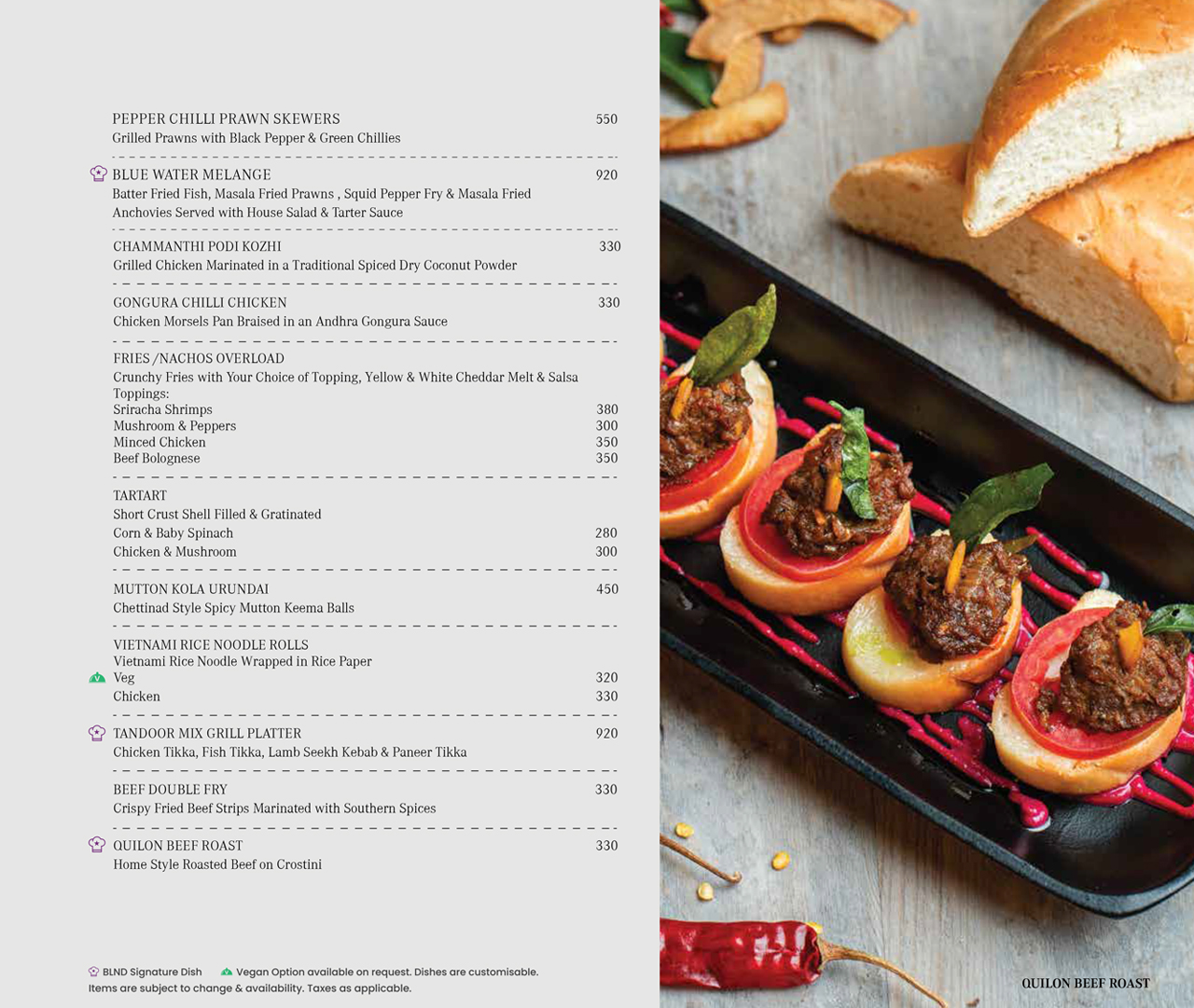 BLND | MENU