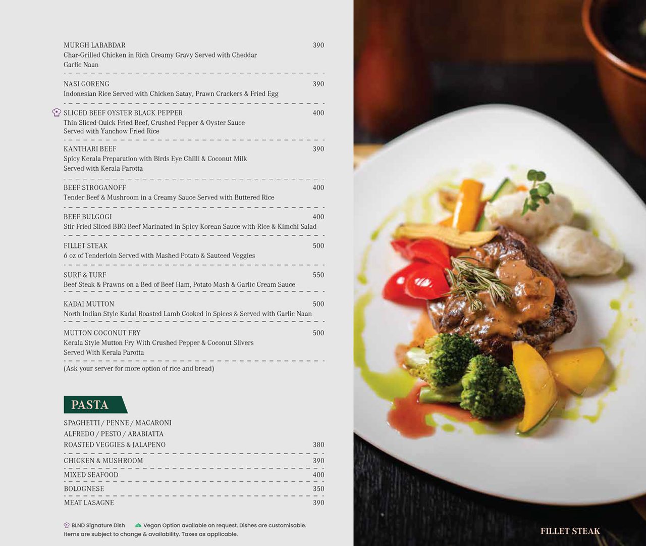 BLND | MENU